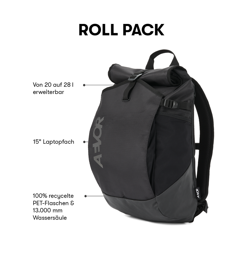 Roll Pack - Rucksack | AEVOR